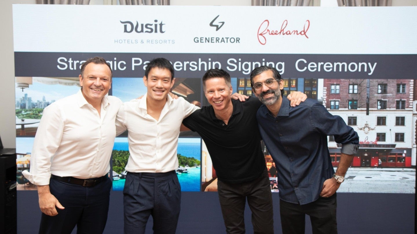 Dusit enters strategic partnership with Generator and Freehand Hotels